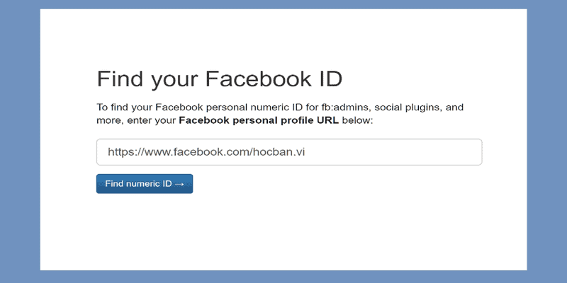 #1 Chia Sẻ Cách Lấy ID Card Facebook Chính Xác
